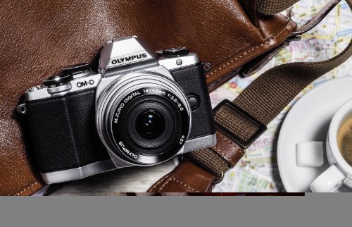 Olympus OM-D E-M10 with M.Zuiko ED 14-42mm 1:3.5-5.6 EZ Lens - Silver - International Version (No Warranty)