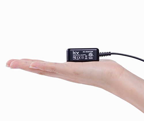 icv Micro USB Wall Charger 5V 2A Power Adapter with US Plug and Fixed Micro Cable for Samsung Galaxy S6 S5 S4 S3 S2 Si9003,S5820 N7100 Note3 Note4 Black