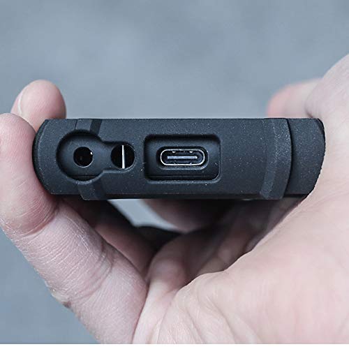 Fat Bear for Sony Walkman NW-A100 A105 A106 Case, Rugged Shockproof Armor Full Protective Skin Case Cover for Sony Walkman NW-A100 A105 A105HN A106 A106HN A100TPS (Black)
