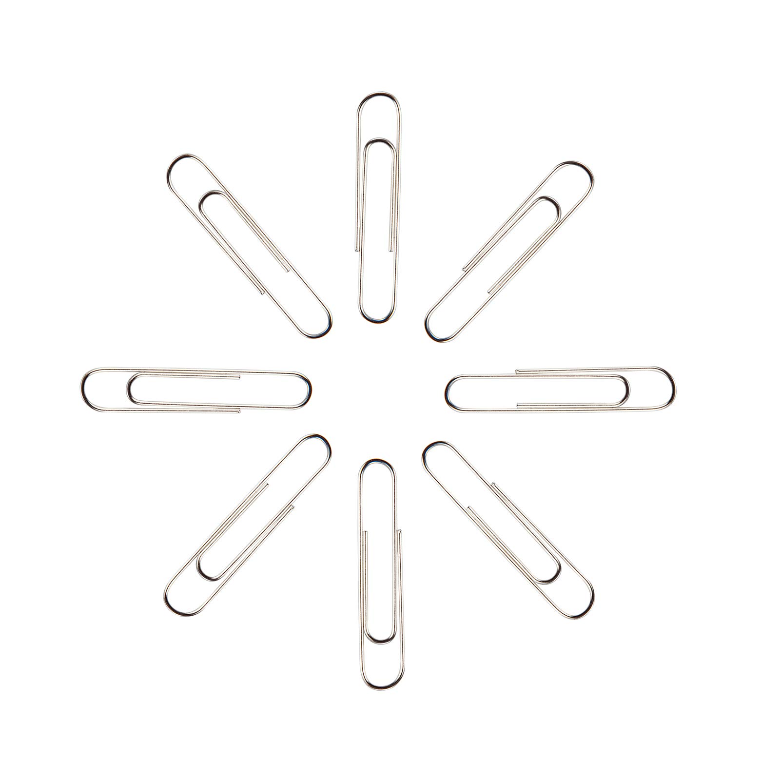 Jumbo Paper Clips, 2 Inch Paper Clip, 100 pcs Large Paperclips (Jumbo, Silver)