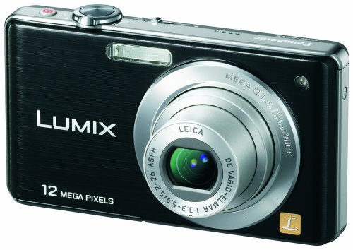 Panasonic Lumix DMC-FS15 12MP Digital Camera with 5x MEGA Optical Image Stabilized Zoom and 2.7 inch LCD (Black)