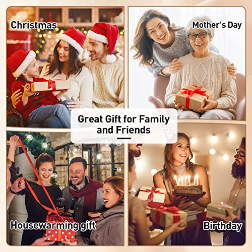 Secura Home WiFi Digital Picture Frame 10.1 Inch IPS HD Touch Screen Smart Cloud Photo Frame with 32GB Storage, Auto-Rotate, Wall-mountable, Share Photos and Videos via Frameo App from Anywhere