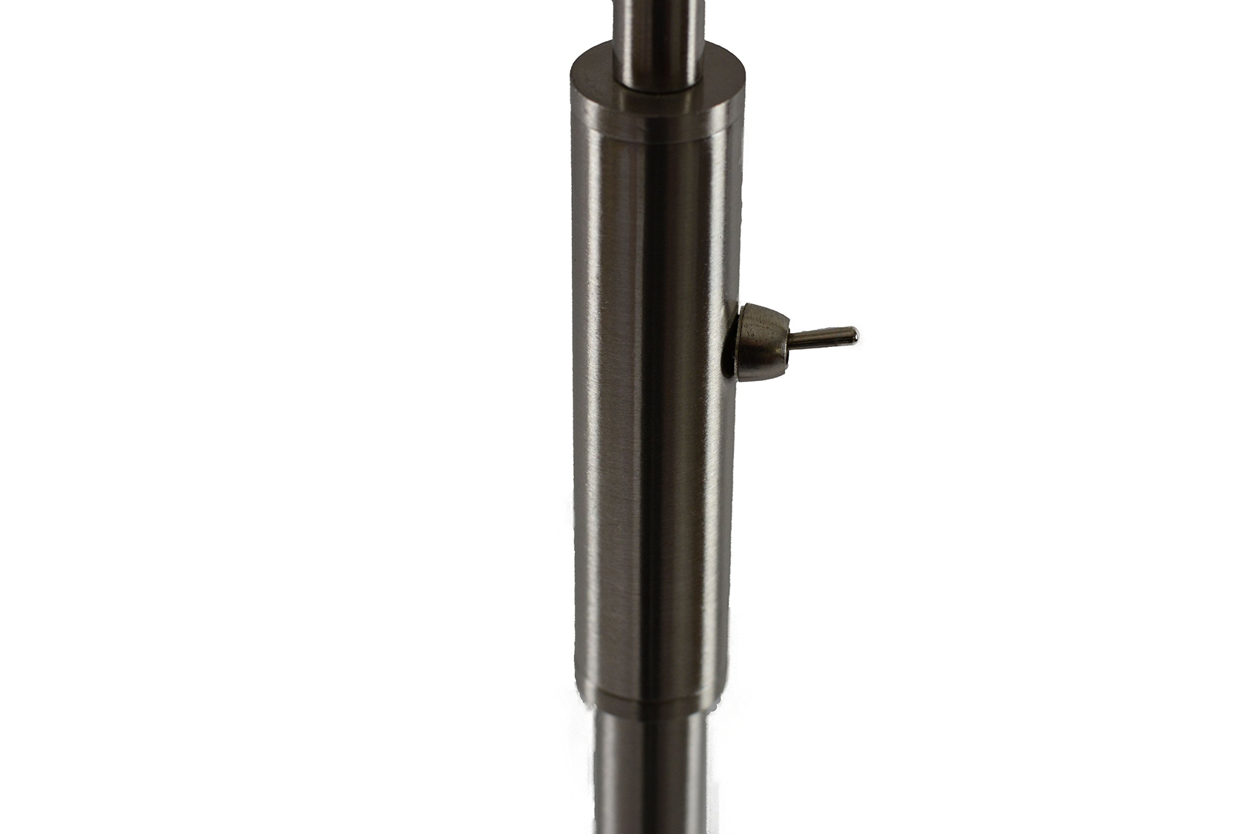 daylight24 402071-04 FOCUS Adjustable Beam LED Floor Lamp, Black