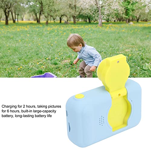 Kids Selfie Camera, Portable Cartoon HD HD Digital Video Cameras for 4 5 6 7 8 9 Year Old Boy Girl