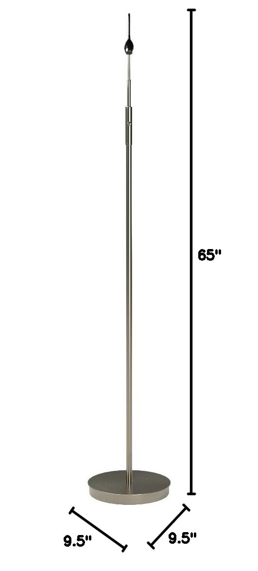 daylight24 402071-04 FOCUS Adjustable Beam LED Floor Lamp, Black