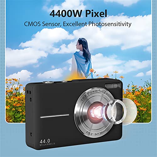1080P HD Digital Camera, 16X Digital Zoom Camera Shake-Proof Home Camera