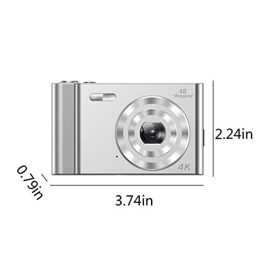 Yanvan 4K Digital Camera for Students,Teens,Beginners Gifts - 16X HD Children's Compact Digital Video Camera for Photography Vlogging Youtub-e with Electronic Anti-Shake Full HD 1080P