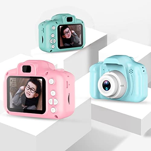 Lightweight Kids Digital Camera 2.0 LCD Mini Camera Hd 1080p Children's Sports Camera,Support 32 GB SD Card for Children Birthday, Christmas, (Blue)