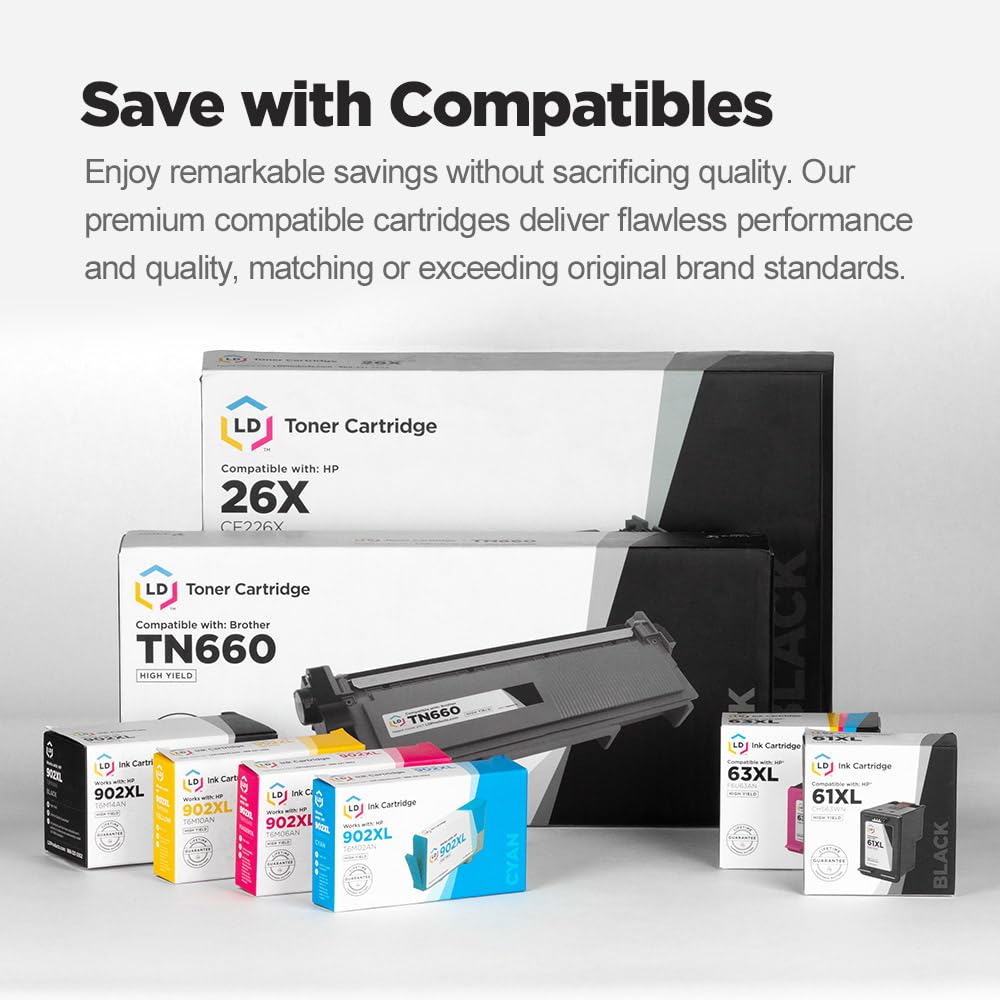 LD Products Compatible Toner Cartridge Replacement for Dell 331-9803 RGCN6 (Black) for use in Dell Laser: B2360d, B2360dn, B3460dn, B3465dn & B3465dnf