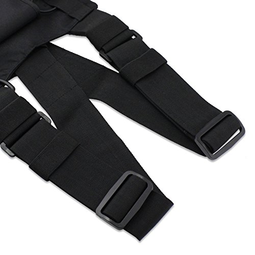 Lewong Universal Radio Chest Harness Bag Pocket Pack HolsterĀ for Two Way Radio (Rescue Essentials)