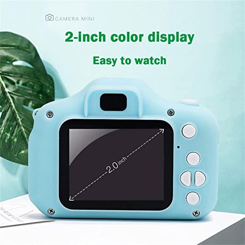 Lightweight Kids Digital Camera 2.0 LCD Mini Camera Hd 1080p Children's Sports Camera,Support 32 GB SD Card for Children Birthday, Christmas, (Blue)