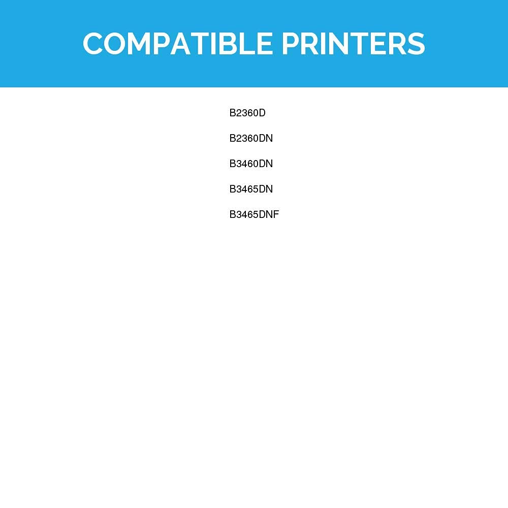 LD Products Compatible Toner Cartridge Replacement for Dell 331-9803 RGCN6 (Black) for use in Dell Laser: B2360d, B2360dn, B3460dn, B3465dn & B3465dnf