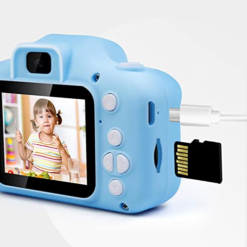 Lightweight Kids Digital Camera 2.0 LCD Mini Camera Hd 1080p Children's Sports Camera,Support 32 GB SD Card for Children Birthday, Christmas, (Blue)