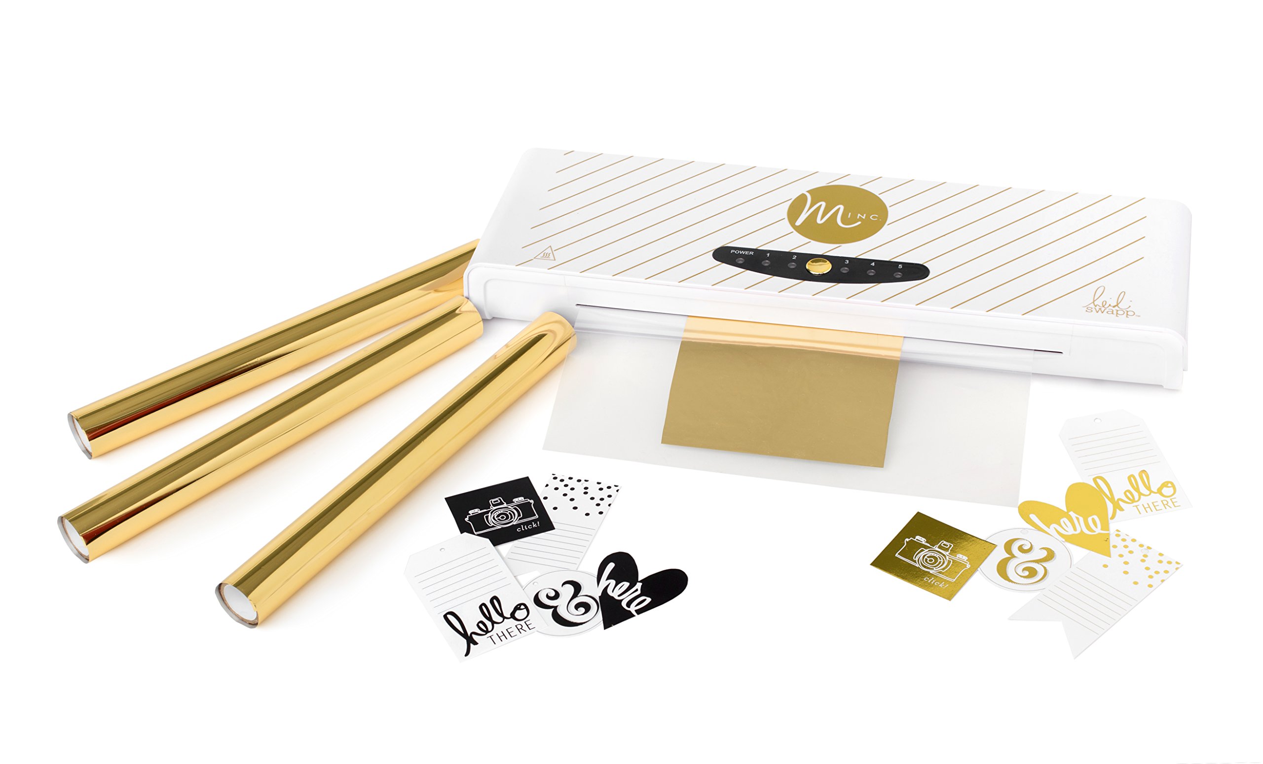 Heidi Swapp MINC Application Machine Reactive Foil by American Crafts | 12-inch x 120-inch Rose Gold Foil Roll (369975)