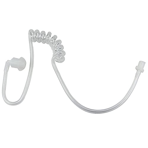 MaximalPower Headset Earpiece with Kevlar Reinforced Cable 2-Pin for Motorola Two-Way Radios Surveillance Headset (RHF MOT 2PIN HQ)