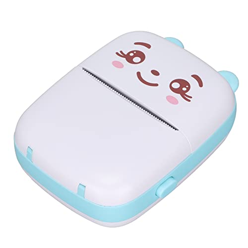 Deryang Mini Printer, Photo Printer Low Working Noise Environmental Friendly for Student for Household for Outdoor for School