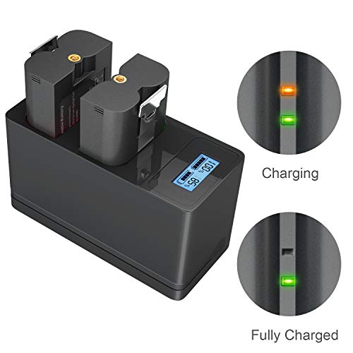 Rechargeable Battery and Dual Port USB Charging Station Compatible with Ring, for Video Doorbell 2/3/4 and Spotlight Cam Battery, 3.65V Quick Release Lithium-Ion Battery(1Pack)