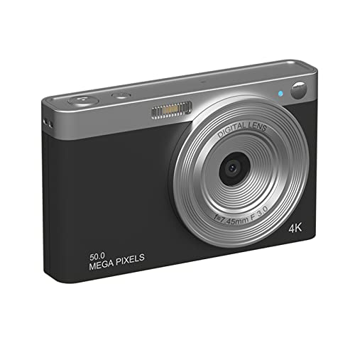 Digital Camera - Vlogging Camera Video Camera 16X Digital Zoom 50MP Rechargeable Point and Shoot Camera