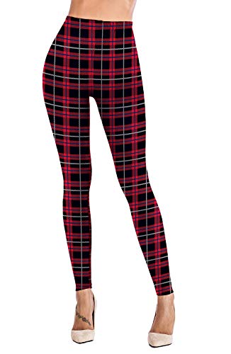 Women Reindeer and Snowflake Patterned Leggings Tights Aztec Pants Plus Size 3XL