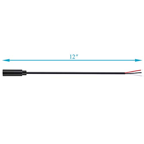 Fancasee 10 Pack Replacement 3.5mm Female Jack to Bare Wire Open End TRS 3 Pole Stereo 1/8" 3.5mm Jack Plug Connector Audio Cable for Headphone Headset Earphone Cable Repair