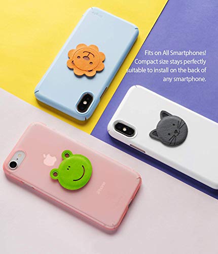 Ringke Magnetic Character Metal Plate Kit - Animal Edition (5 Pack, 1 Each) with 3M Adhesive Pad Compatible with Magnet Phone Car Mount Holder for Smartphone, iPad, Tablet, and Other Devices