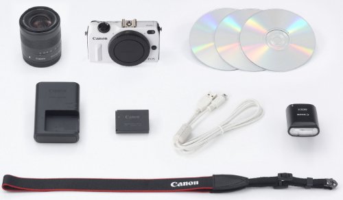 Canon mirrorless SLR EOS M2 STM lens kit EOSM2 L1855STMK-WH