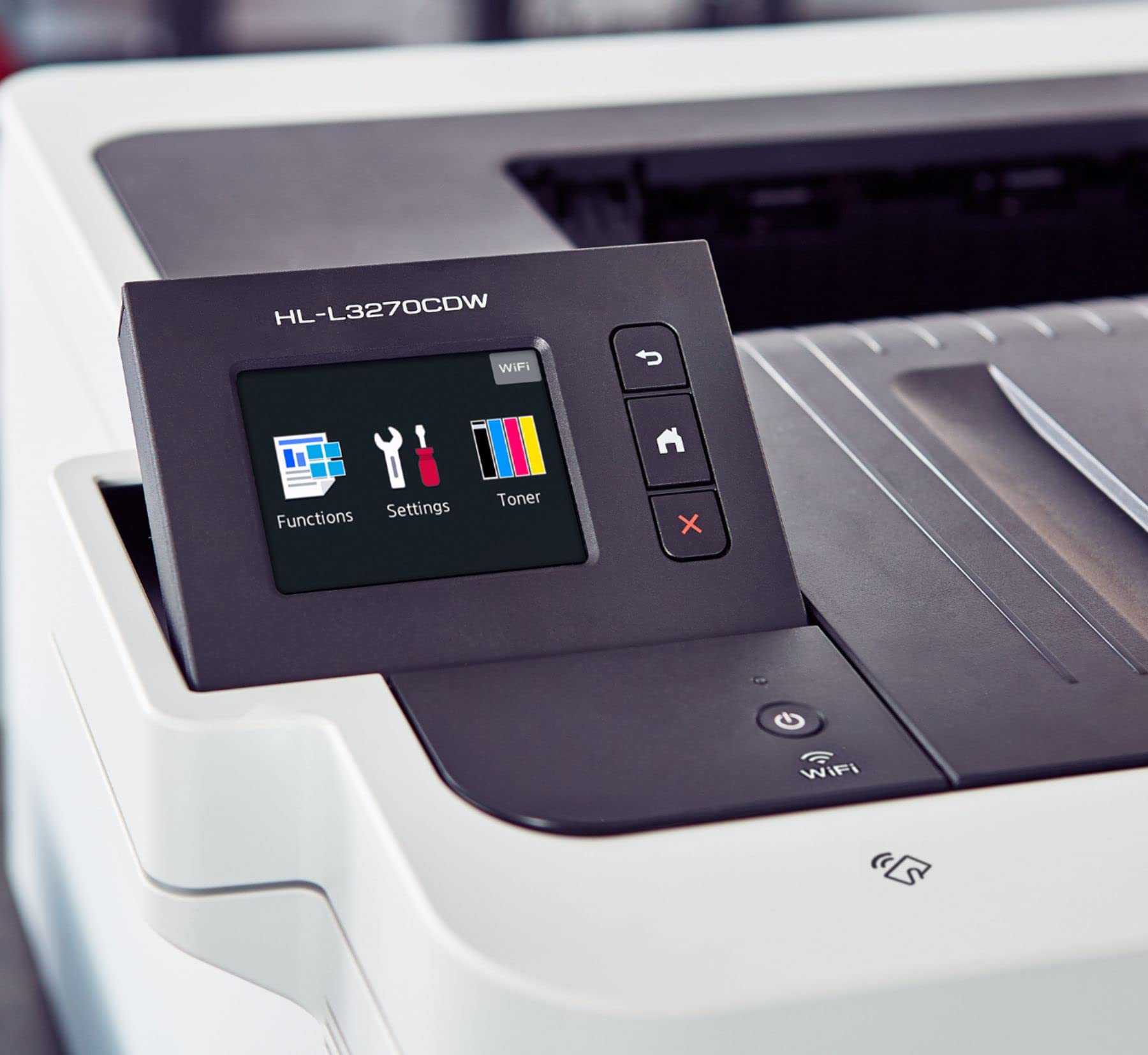 Brother HL-L32 70CDW Wireless Color Laser Printer, 2.7” Color Touch, 25ppm, up to 600 x 2400 dpi, Automatic Duplex (2-Sided), Durlyfish