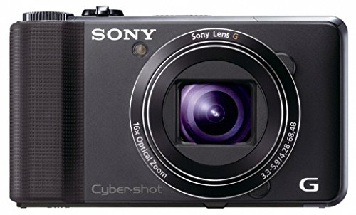 Sony Cyber-shot DSC-HX9V 16.2 MP Exmor R CMOS Digital Still Camera with 16x Optical Zoom G Lens, 3D Sweep Panorama and Full HD 1080/60p Video (Renewed), Black