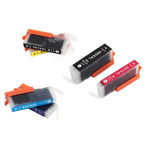 FTVOGUE Multi Color Ink Cartridge Printer Cartridge Replacement for PIXMA TS706 TR7560 TR8560 TS6160 TS6260 (BK BK C M Y PB)