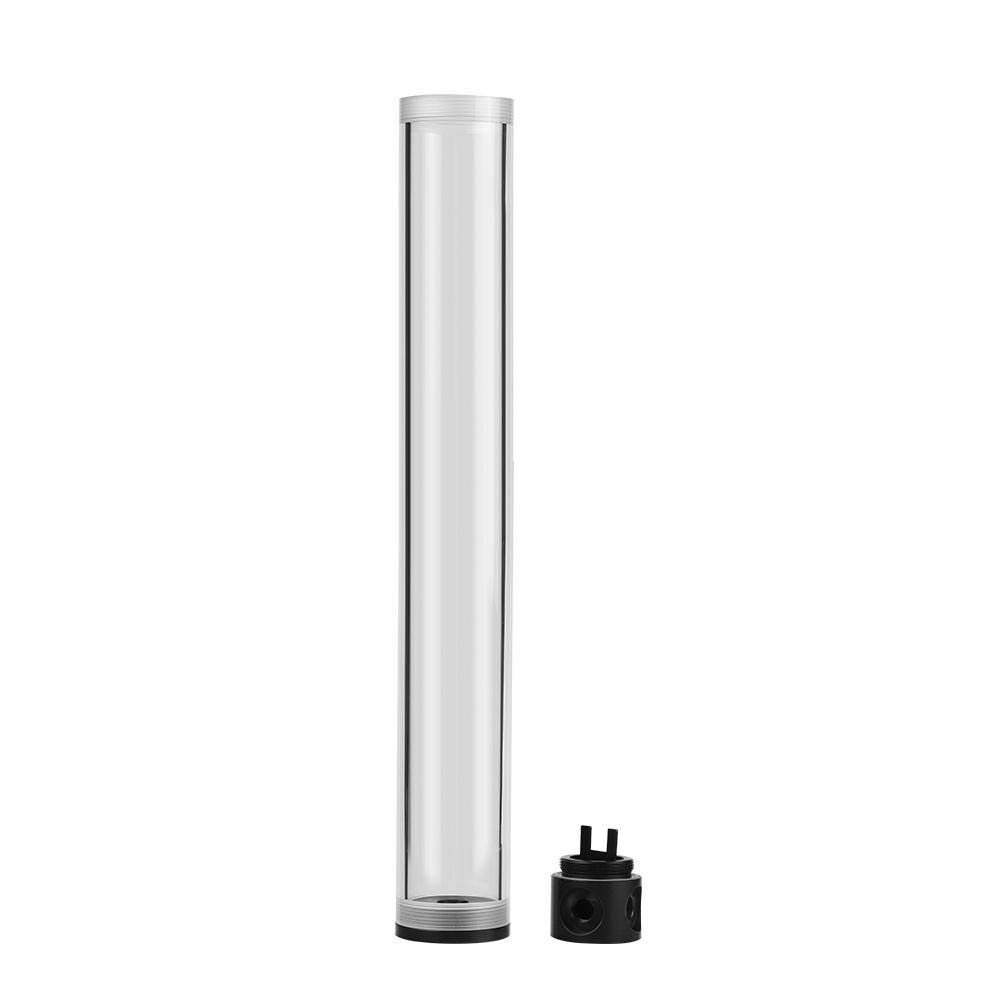 Yoidesu CPU Cooling Heat Exchanger Water Pump Tank 50mm Diameter Cylinder Water Cooling Tank G1/4 Thread Computer DIY Cylinder Water Tank for CPU Cooling Multiple Length(400mm)
