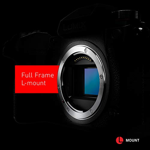 Panasonic LUMIX S1 Full Frame Mirrorless Camera with 24.2MP MOS High Resolution Sensor, 24-105mm F4 L-Mount S Series Lens, 4K HDR Video and 3.2” LCD - DC-S1MK