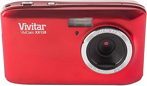 Vivitar ViviCam VXX128 20MP Digital Camera (Red)