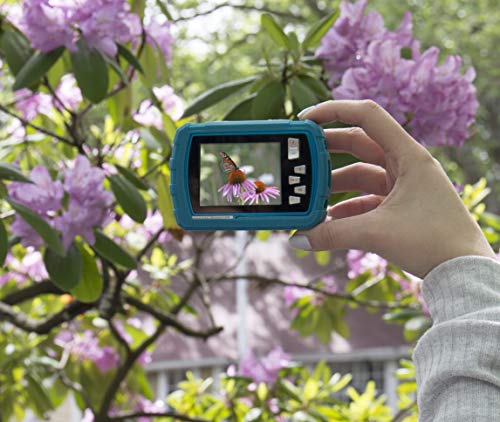 Polaroid IS048 Waterproof Instant Sharing 16 MP Digital Portable Handheld Action Camera, Teal