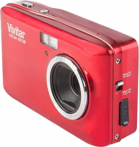 Vivitar ViviCam VXX128 20MP Digital Camera (Red)