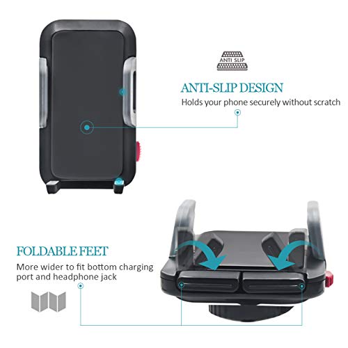 Newward Car Phone Mount, Universal Long Arm Windshield Handsfree Phone Holder for Car Compatible iPhone 14 Pro/13/12/11/Xs/XR/X/8 Plus, Galaxy S20/S10/S9/S9 /Note 10/S8, Huawei and More