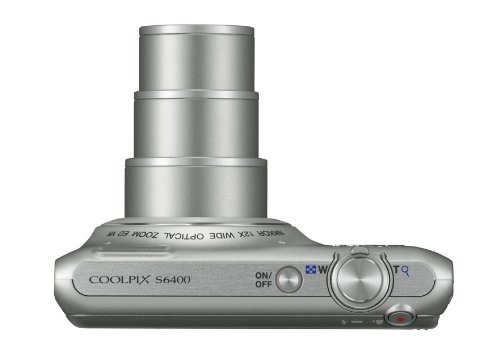 Nikon COOLPIX S6400 16 MP Digital Camera with 12x Optical Zoom and 3-inch LCD (Silver) (OLD MODEL)