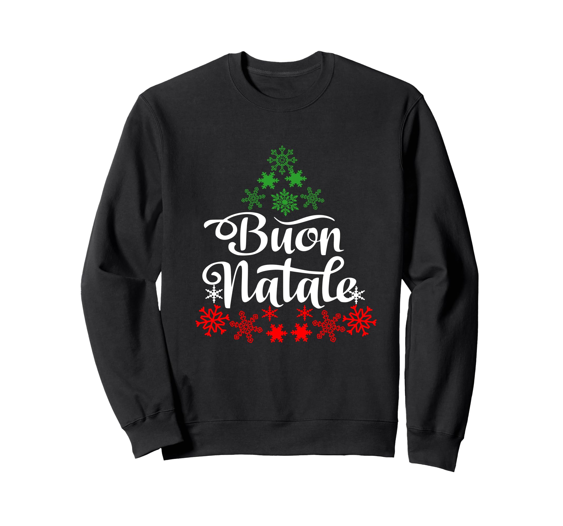 Italian Family Christmas Buon Natale tree Sweatshirt