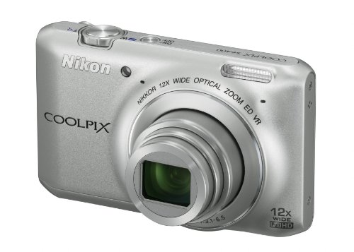 Nikon COOLPIX S6400 16 MP Digital Camera with 12x Optical Zoom and 3-inch LCD (Silver) (OLD MODEL)