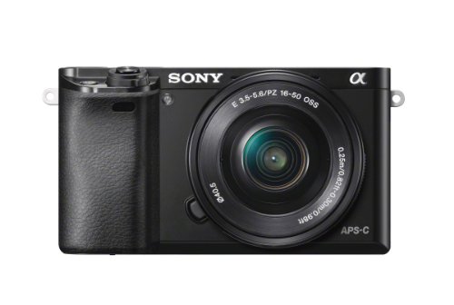 Sony Alpha a6000 Black Interchangeable Lens Camera with 16-50mm and 55-210mm Sony E-Mount Lenses - International Version (No Warranty)