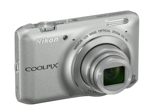Nikon COOLPIX S6400 16 MP Digital Camera with 12x Optical Zoom and 3-inch LCD (Silver) (OLD MODEL)
