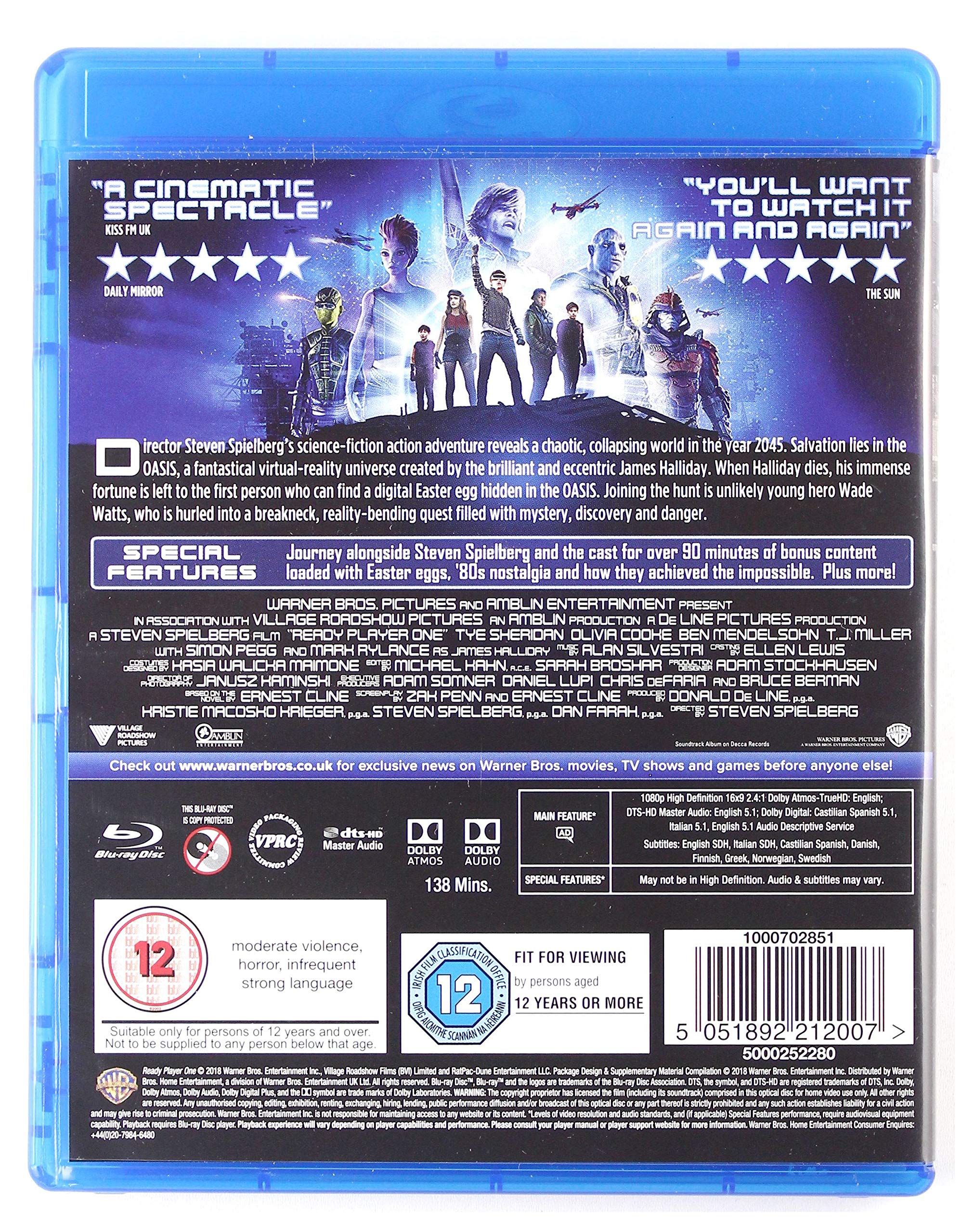 Ready Player One [Blu-ray] [2018]