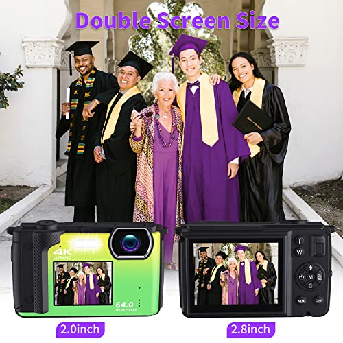 1080P Digital Camera 24MP Kids Compact Camera Autofocus 16X Digital Zoom Children Portable Camera for Boys, Girls,Beginners