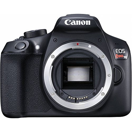 Canon EOS Rebel T6 DSLR Camera w/EF-S 18-55mm, 32GB SD Card & Camera Bag (Renewed)
