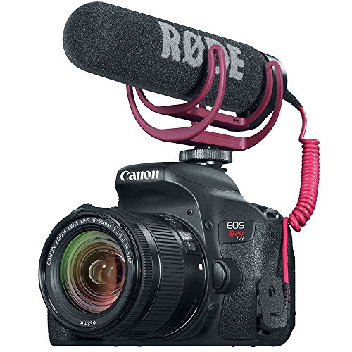 Canon EOS Rebel T7i Digital SLR Camera Video Creator Kit + 18-55mm Zoom Lens Accessory Bundle
