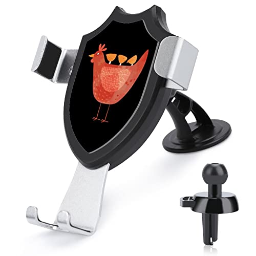 Hen Chicks Car Phone Holder Mount Universal Cellphone Vent Clamp for Dashboard Windshield Stand