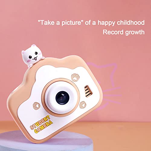 Children's Hd Front and Rear Dual Camera 2000w Mini 2.0 Inch Camera Camera Video Game Music Integration Including 32g Memory Card,Easy to Use,Durable