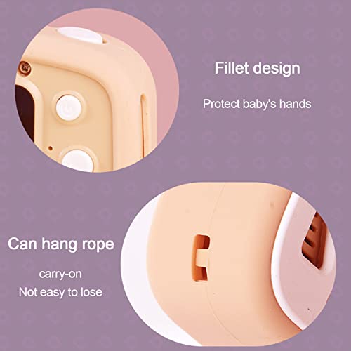 Children's Hd Front and Rear Dual Camera 2000w Mini 2.0 Inch Camera Camera Video Game Music Integration Including 32g Memory Card,Easy to Use,Durable