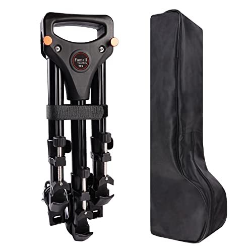 Famall Photography Tripod Dolly, Heavy Duty Tripod Dolly with 3" Wheels, Adjustable Legs and Carry Bag, Portable Tripod Wheels Compatible with Most Video Tripods and Light Stands