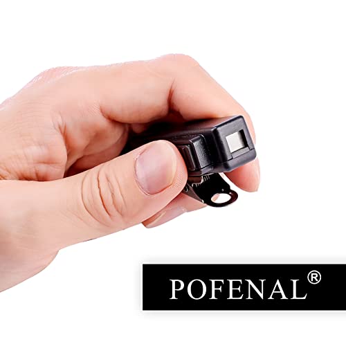 POFENAL Compatible with BF UV-5R, BTECH, Kenwood, retc 15 /Retevis RT21 RT22 Walkie Talkie with Big PTT Mic Tansparent Air Acoustic Tube Headset 2-Wire 2 Pin Earpiece Surveillance Kit