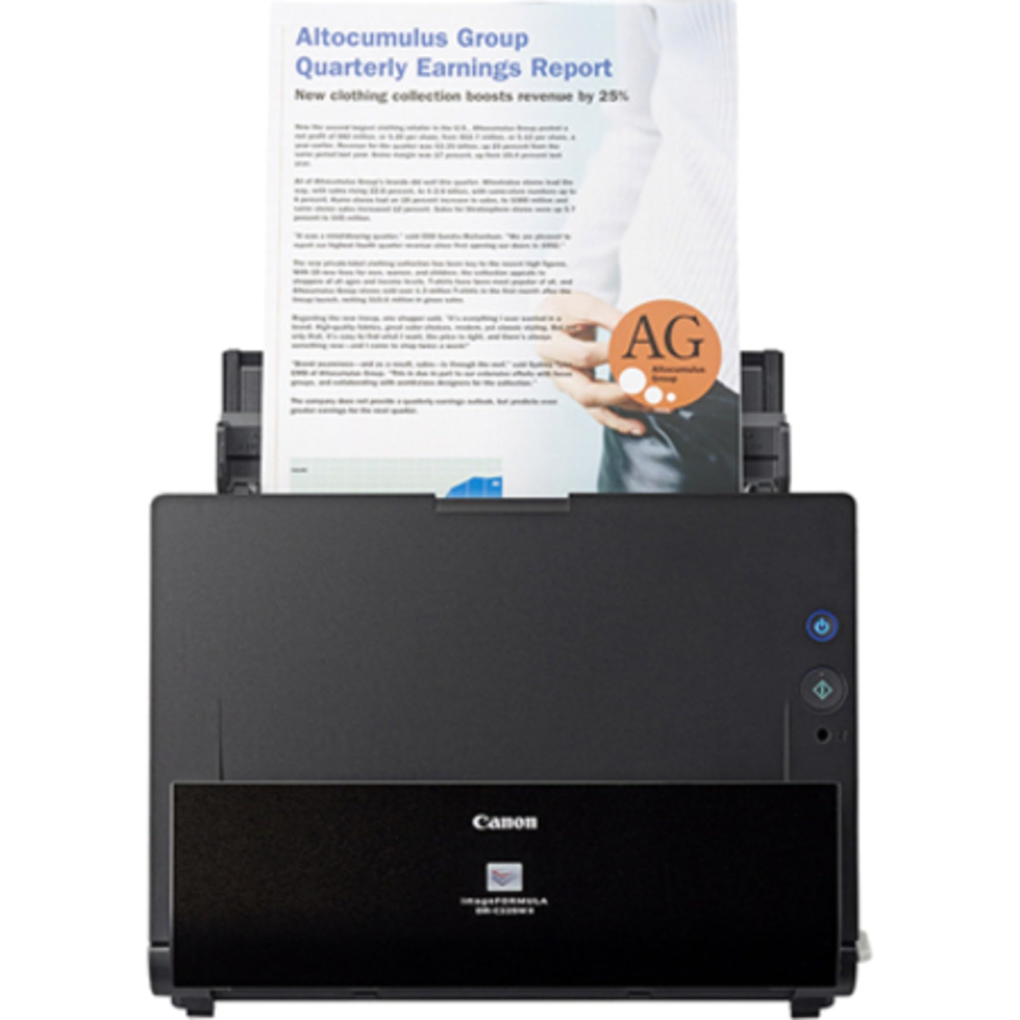 Canon ImageFORMULA DR-C225W II Office Document Scanner 3259C002, Black